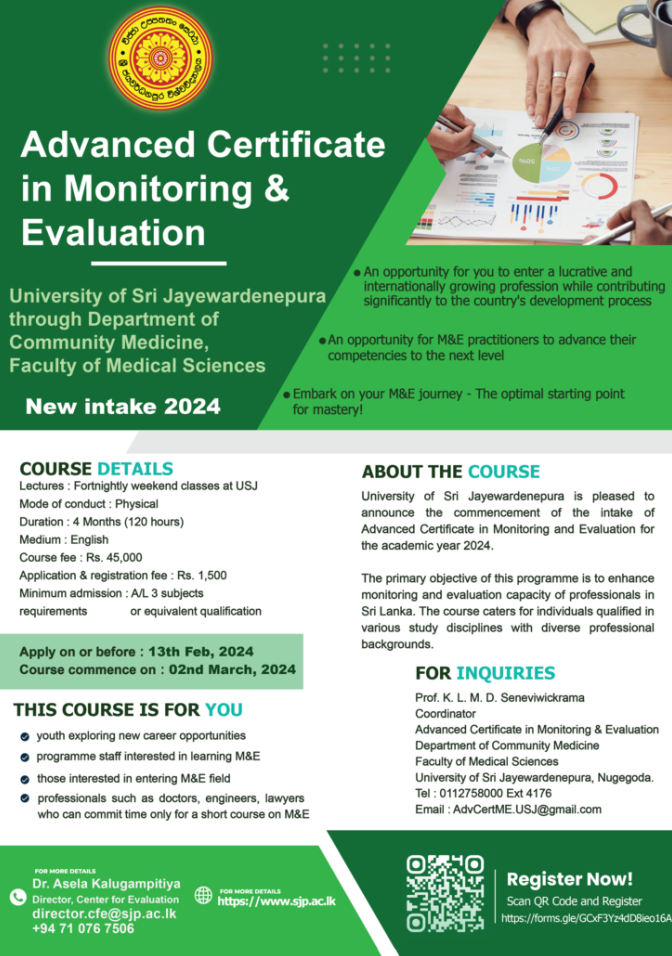 Monitoring and Evaluation courses – Center for Evaluation (CFE ...